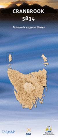 Buy 5834 Cranbrook Topographic Map (2nd Edition) by TasMap (2009) – The ...