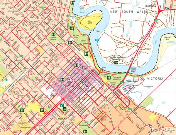 Buy Murray-Sunset Road Map (1st Edition) by Spatial Vision – The Chart ...