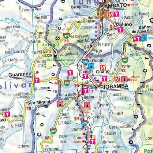 Buy Ecuador Road Map by Freytag & Berndt (2012) – The Chart & Map Shop