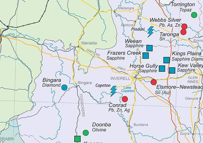 Buy Mineral Resource Projects New South Wales – The Chart & Map Shop