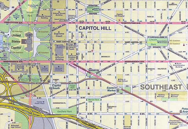 Buy Washington DC & Eastern Corridor Road Map (2nd Edition) by ITMB ...