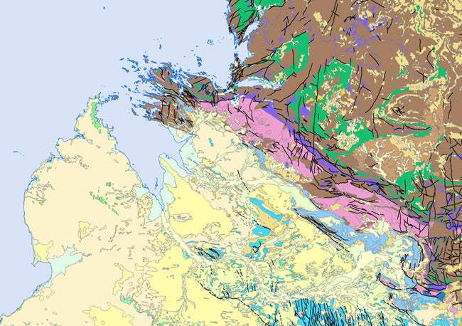 Buy Surface Geology of Australia (2010) – The Chart & Map Shop
