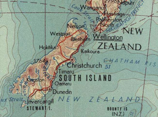 Buy 1967 Australia & Oceania Historical Map – The Chart & Map Shop
