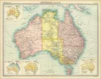 Buy 1922 Australia Historical Map – The Chart & Map Shop