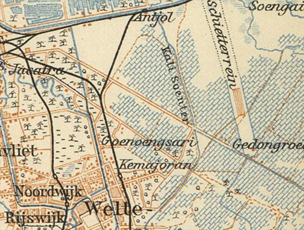 Buy 1914 Batavia Historical Map – The Chart & Map Shop