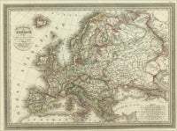 Buy 1824 Europe Historical Map – The Chart & Map Shop