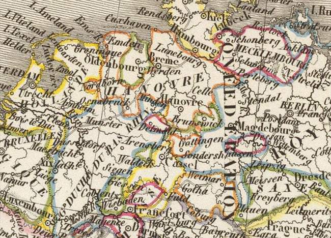 Buy 1833 Europe Historical Map – The Chart & Map Shop