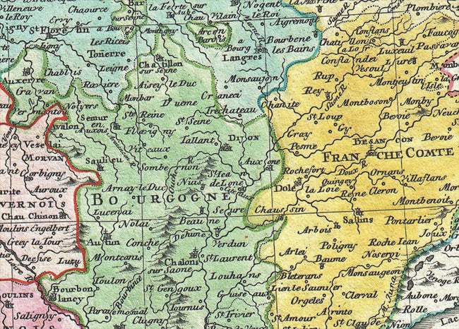 Buy 1741 France Historical Map – The Chart & Map Shop