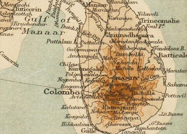 Buy 1920 India Historical Map – The Chart & Map Shop