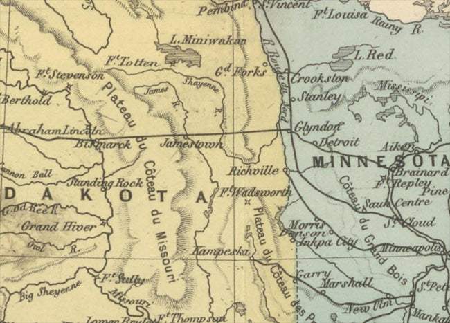 Buy 1892 USA Historical Map – The Chart & Map Shop