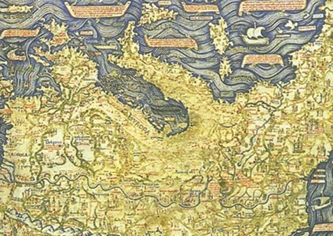 Buy 1450 World Historical Map – The Chart & Map Shop