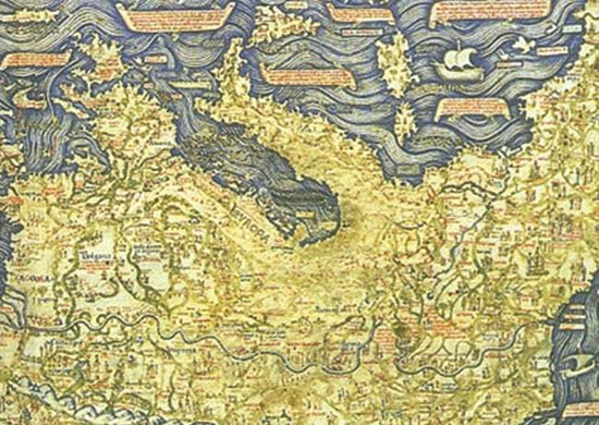 Buy 1450 World Historical Map – The Chart & Map Shop