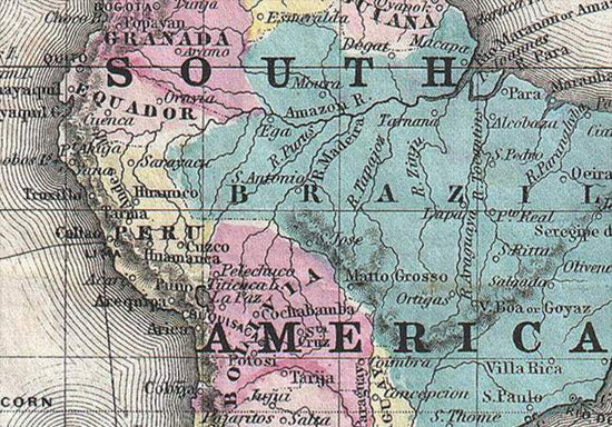 Buy 1852 World Historical Map – The Chart & Map Shop