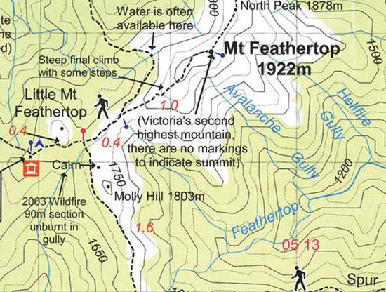 Buy Mt Feathertop-Hotham Forest Activities Road Map (2nd Edition) by ...