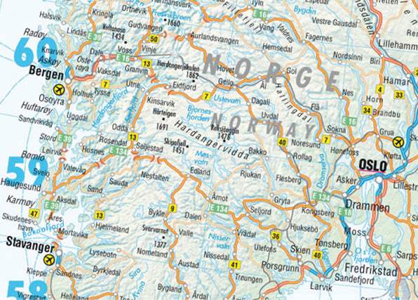 Buy Europe Road Map (11th Edition) by Borch Map (2013) – The Chart ...