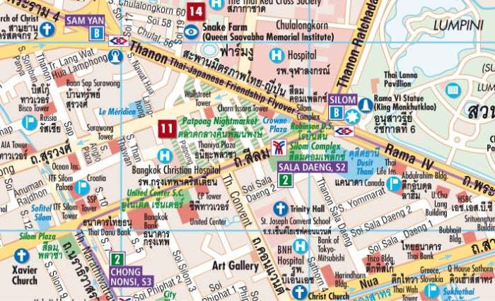 Buy Bangkok Road Map (9th Edition) by Borch Map (2012) – The Chart ...