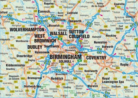 Buy Great Britain Road Map (12th Edition) by Borch Map (2013) – The ...