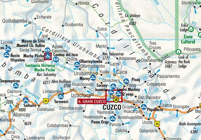 Buy Peru Road Map (12th Edition) by Borch Map (2014) – The Chart & Map Shop