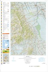 Buy BC34 Ngatea Topographic Map by Land Information New Zealand (2012 ...