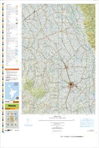 Buy BD35 Matamata Topographic Map by Land Information New Zealand (2012 ...