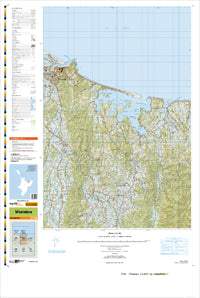 Buy BE40 Whakatane Topographic Map by Land Information New Zealand ...