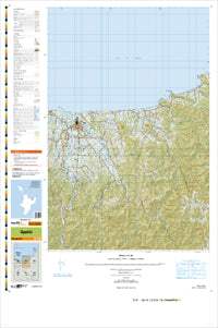 Buy BE41 Opotiki Topographic Map by Land Information New Zealand (2009 ...