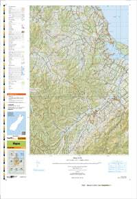 Buy BQ25 Mapua Topographic Map by Land Information New Zealand (2012 ...