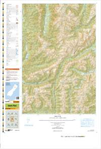 Buy BT23 Lewis Pass Topographic Map by Land Information New Zealand ...