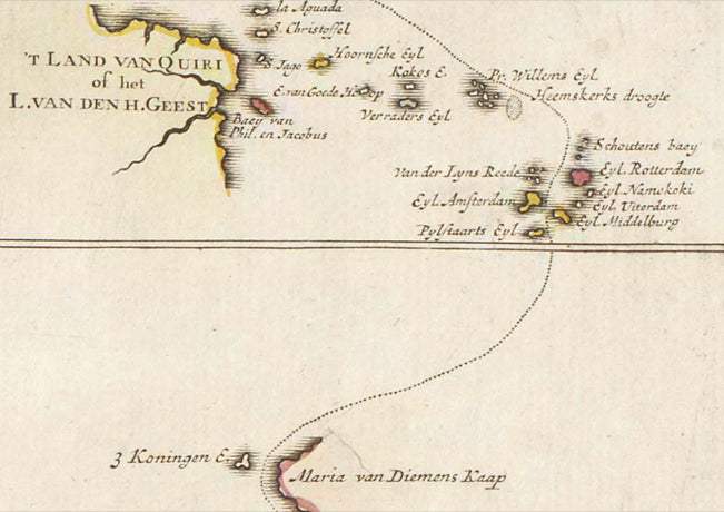 Buy 1642 Australia Historical Map – The Chart & Map Shop