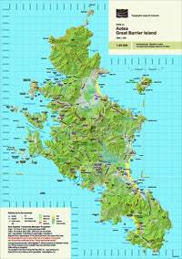 Buy Aotea Great Barrier Island Topographic Map (1st Edition) by NewTopo ...
