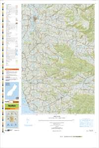 Buy CG12 Wyndham Topographic Map by Land Information New Zealand (2013 ...