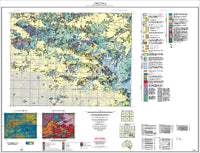 Buy SH5310 Tarcoola SA Geological Map (2012) – The Chart & Map Shop