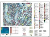 Buy SI5401 Orroroo SA Geological Map (2012) – The Chart & Map Shop