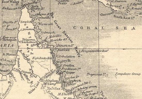 Buy 1880 Australia Historical Map – The Chart & Map Shop