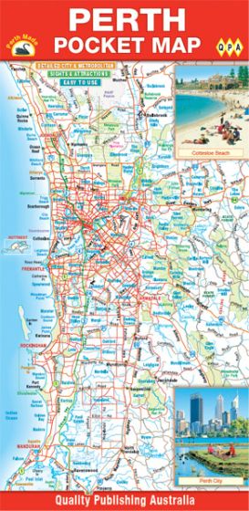 Buy Perth Pocket Road Map by QPA – The Chart & Map Shop