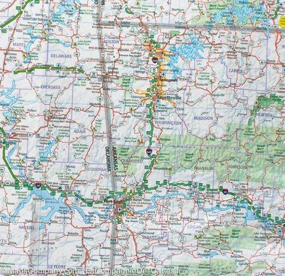 Buy USA South Central Road Map by Hallwag Bern (2012) – The Chart & Map ...