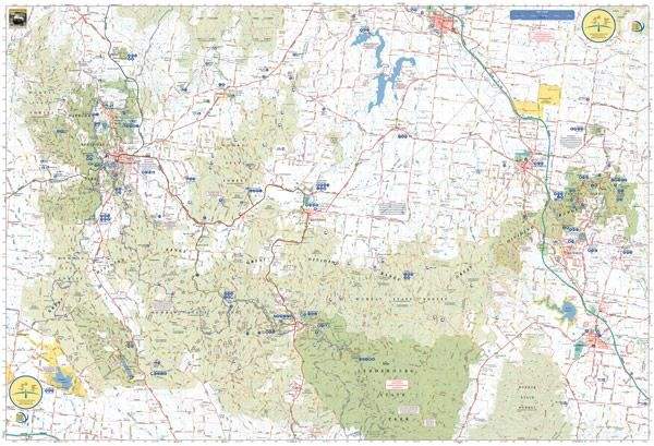 Buy Wombat State Forest Touring Road Map (4th Edition) by Meridian Maps ...