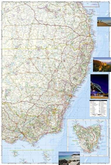 Buy Australia, East Adventure Road Map (1st Edition) by National ...