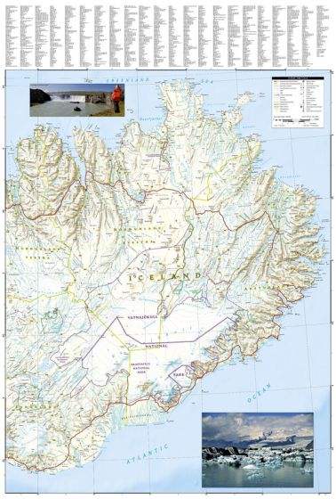 Buy Iceland Adventure Road Map by National Geographic (2011) – The ...