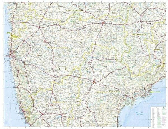 Buy India South Adventure Road Map by National Geographic (2011) – The ...