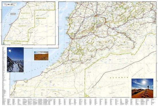 Buy Morocco Adventure Road Map by National Geographic (2013) – The ...