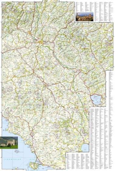 Buy Tuscany Adventure Road Map by National Geographic (2011) – The ...