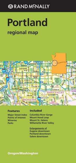Buy Portland Regional Road Map by Rand McNally (2015) – The Chart & Map ...