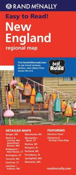 Buy New England Regional Road Map by Rand McNally (2010) – The Chart ...