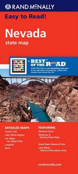 Buy Nevada State Road Map by Rand McNally (2010) – The Chart & Map Shop