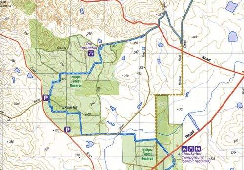 Buy Kuitpo Forest Road Map by Carto Graphics (2014) – The Chart & Map Shop