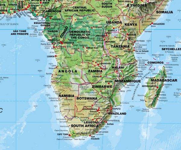 Buy Large World Environmental Wall Map by Maps International – The ...