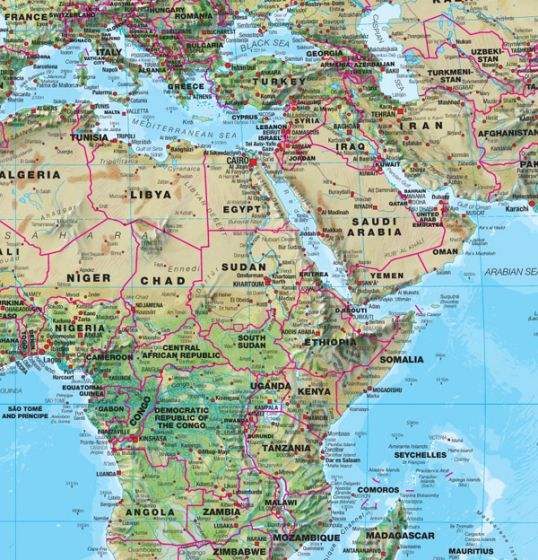 Buy Huge World Environmental Wall Map by Maps International – The Chart ...