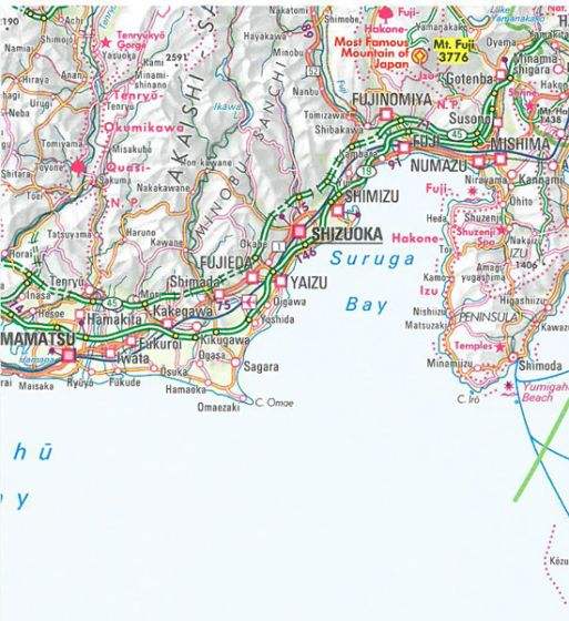 Buy Japan Road Map by Nelles Verlag (2015) – The Chart & Map Shop