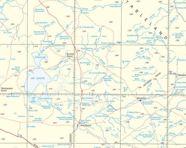Buy SE53 Newcastle Waters Topographic Map (1st Edition) by Geoscience ...